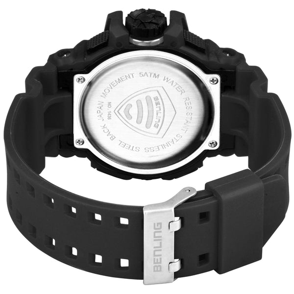Benling Affordable and Durable Ana-Digital Watch with EL Backlight-SKB